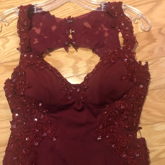 Dresses | Burgandy Prom Dress | Poshmark